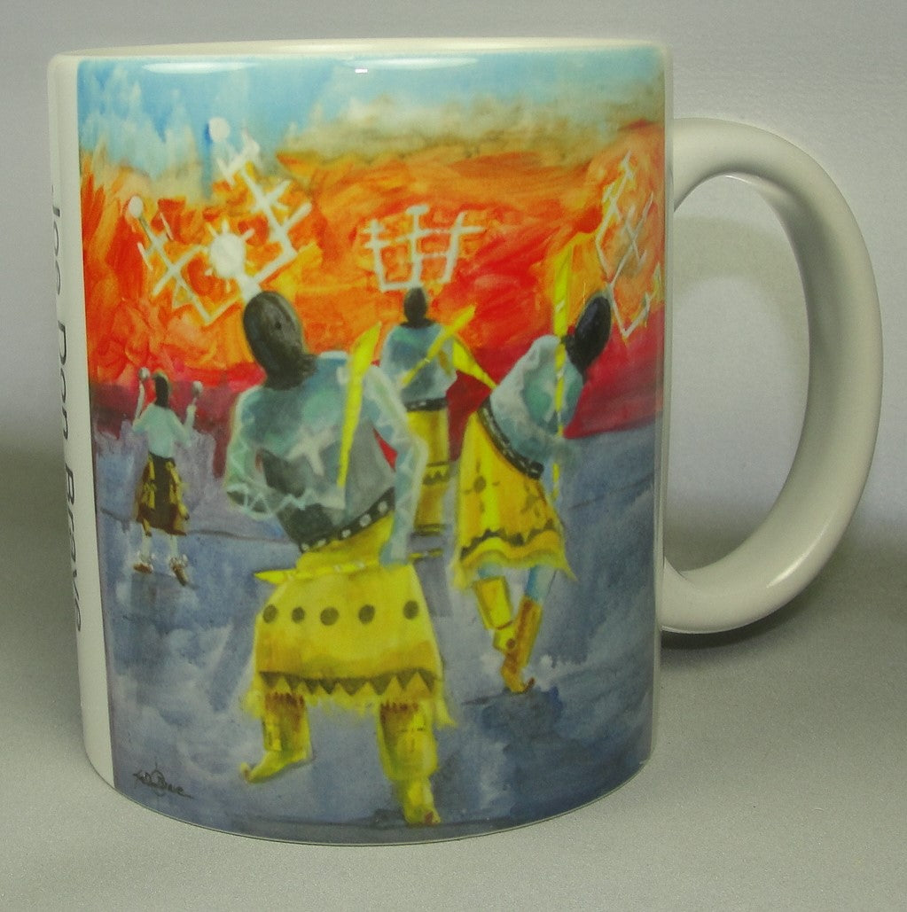 Mug, Apache Crown Dancers – Joe Don Brave Art